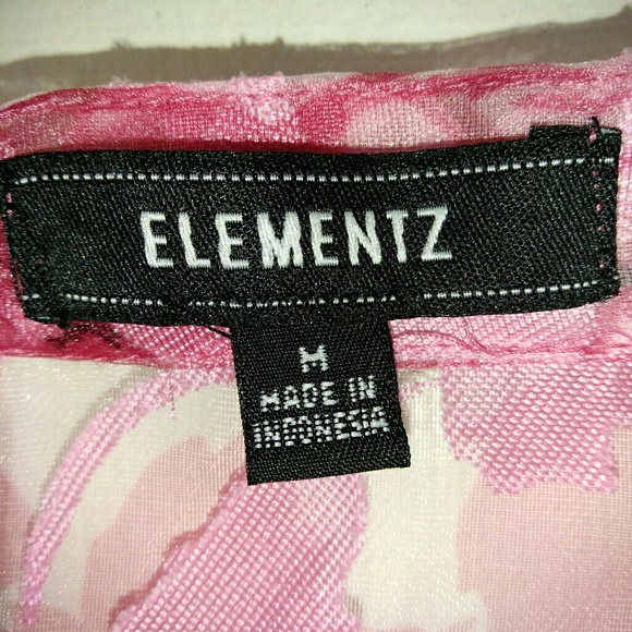 Elementz | Tops | Elementz Pink Blouse | Poshmark